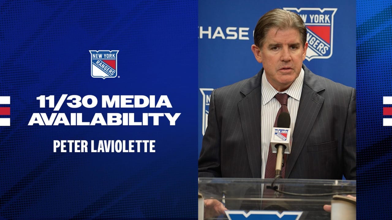 Postgame: Laviolette | New York Rangers