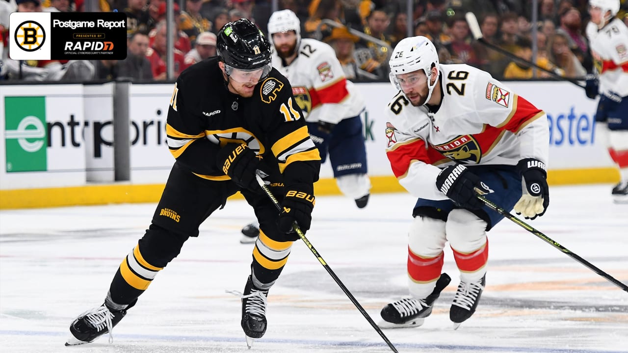Bruins Fall 4-3 to Panthers, ‘Deserved a Better Fate’ | Boston Bruins