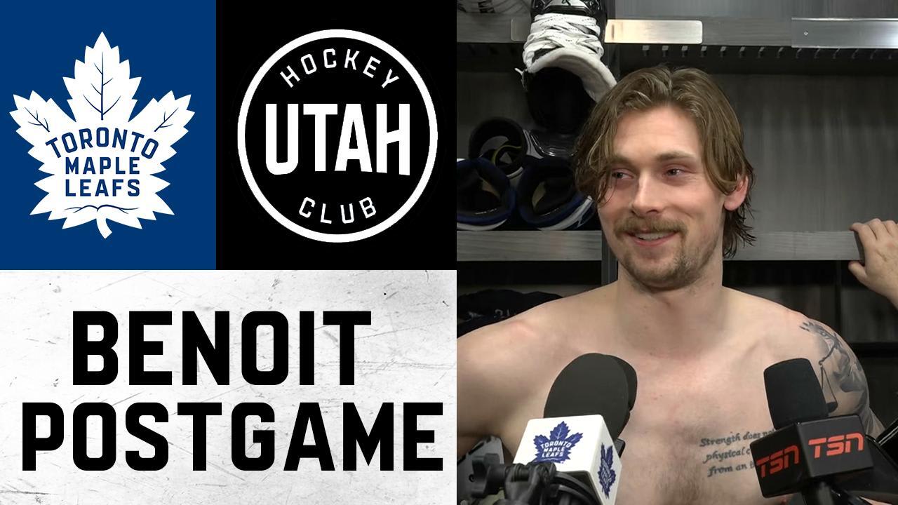 Simon Benoit | Post Game | Toronto Maple Leafs