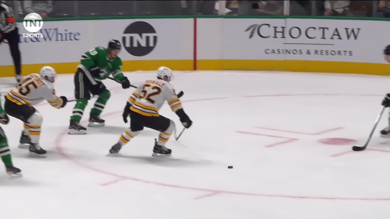 BOS@DAL: Bourque scores PPG against Jeremy Swayman | Dallas Stars