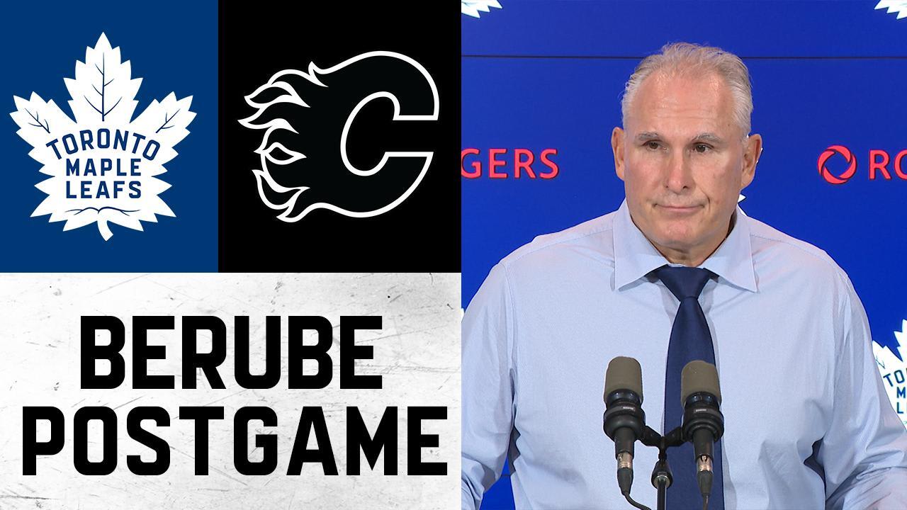 Craig Berube | Post Game vs Calgary Flames | October 28, 2025 | Toronto ...