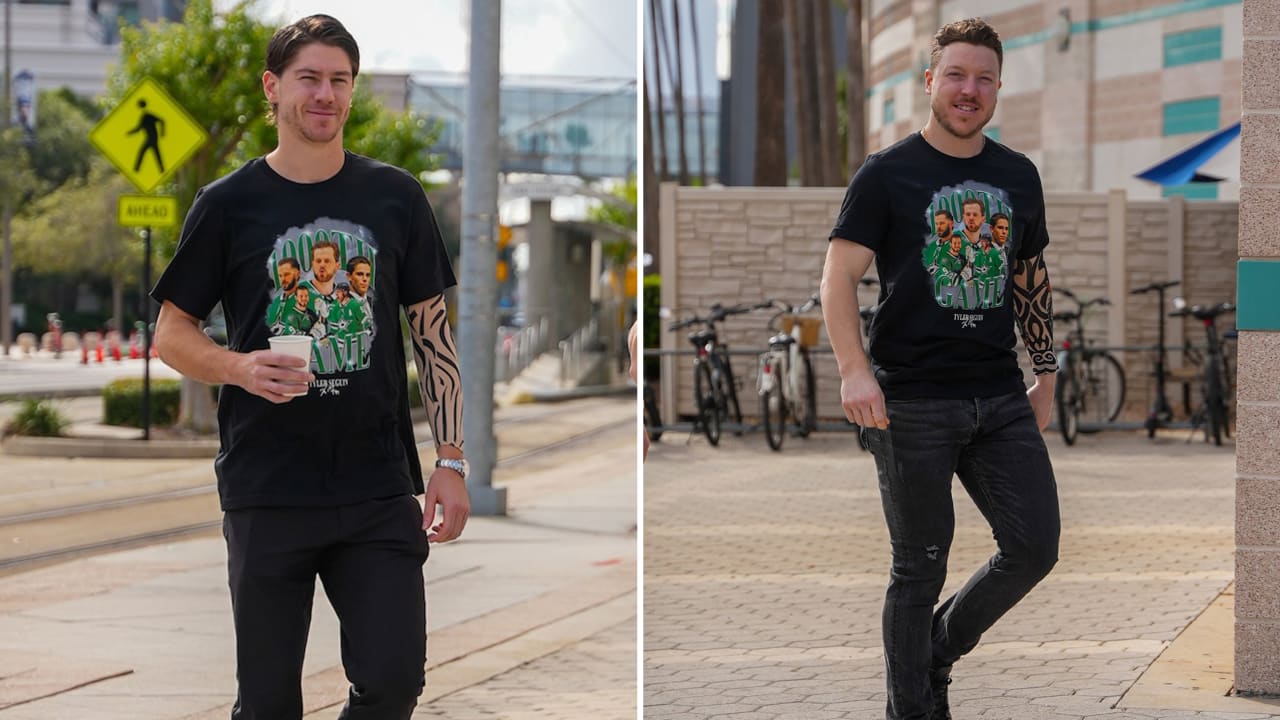 Stars rock special T-shirts in honor of Seguin’s 1,000th NHL game | NHL.com