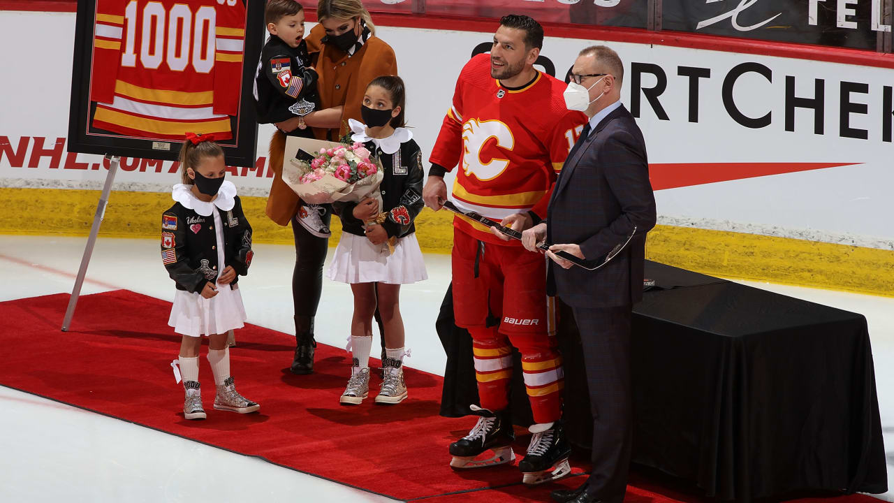 LUCIC HONOURED FOR 1,000 | Calgary Flames