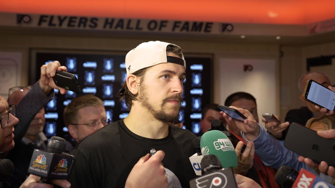 5/9 PHI vs. CAR Postgame: Travis Konecny | Philadelphia Flyers
