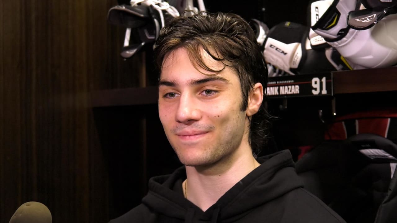 Nazar on NHL Debut | Chicago Blackhawks