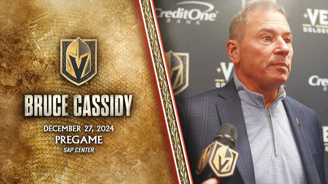 Bruce Cassidy Pregame 12/27 | Vegas Golden Knights