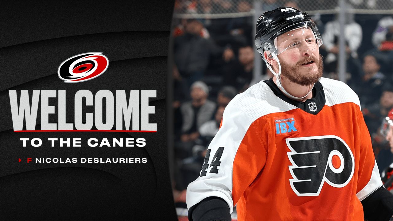 Canes Acquire Nicolas Deslauriers From Flyers | Carolina Hurricanes