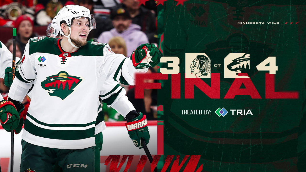 Game Recap: Wild 4, Blackhawks 3 (OT) | Minnesota Wild
