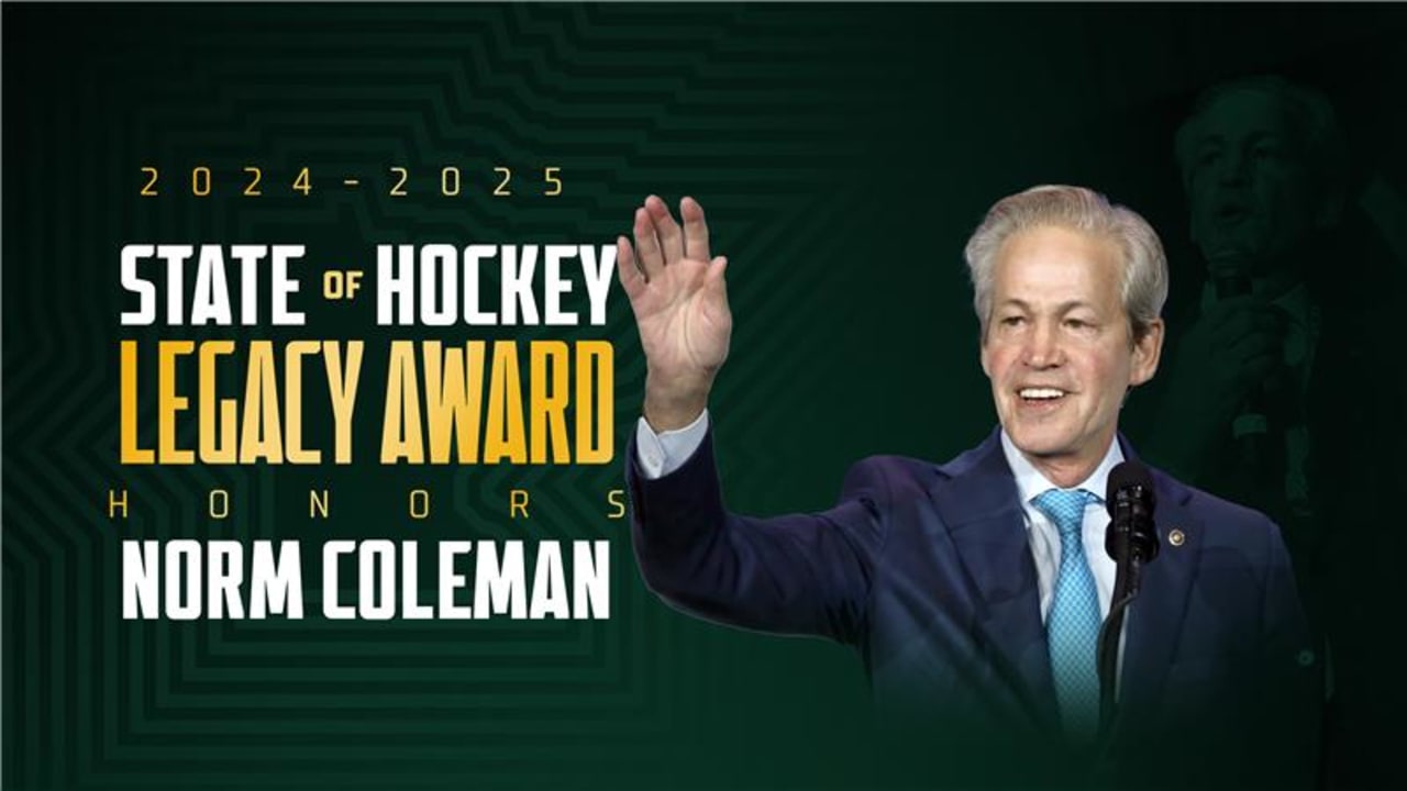 Minnesota Wild Grants State of Hockey Legacy Award to Norm Coleman ...
