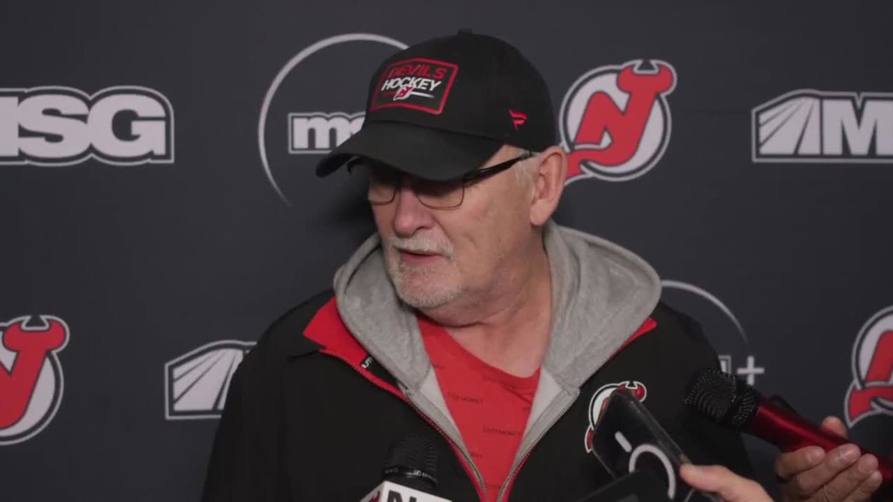 Lindy Ruff | PRE-GAME RAW 12.21.23 | New Jersey Devils