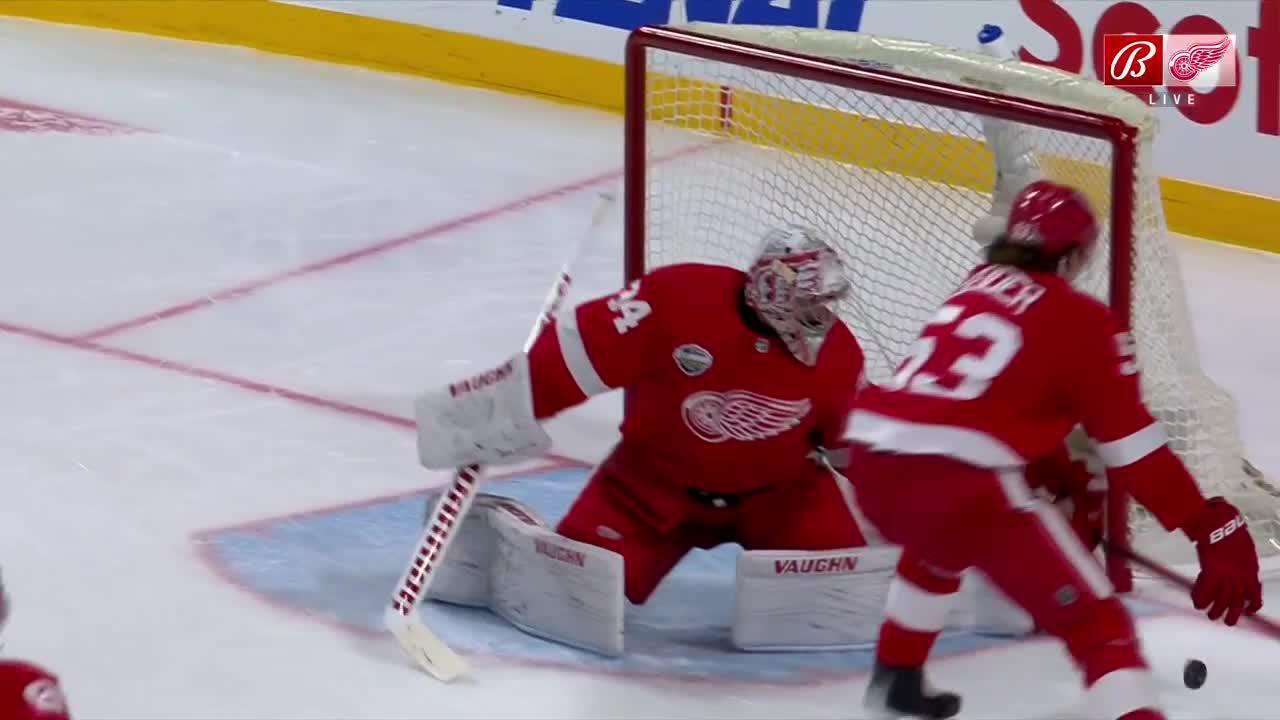 Tor Det Lyon With A Great Save Detroit Red Wings