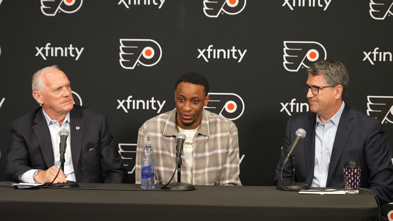 Wayne Simmonds Press Conference | Philadelphia Flyers