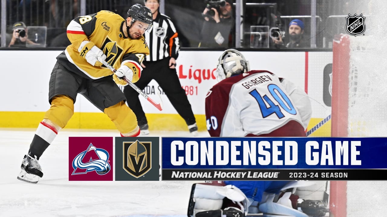 Condensed Game: COL @ VGK 4.14.24 | NHL.com