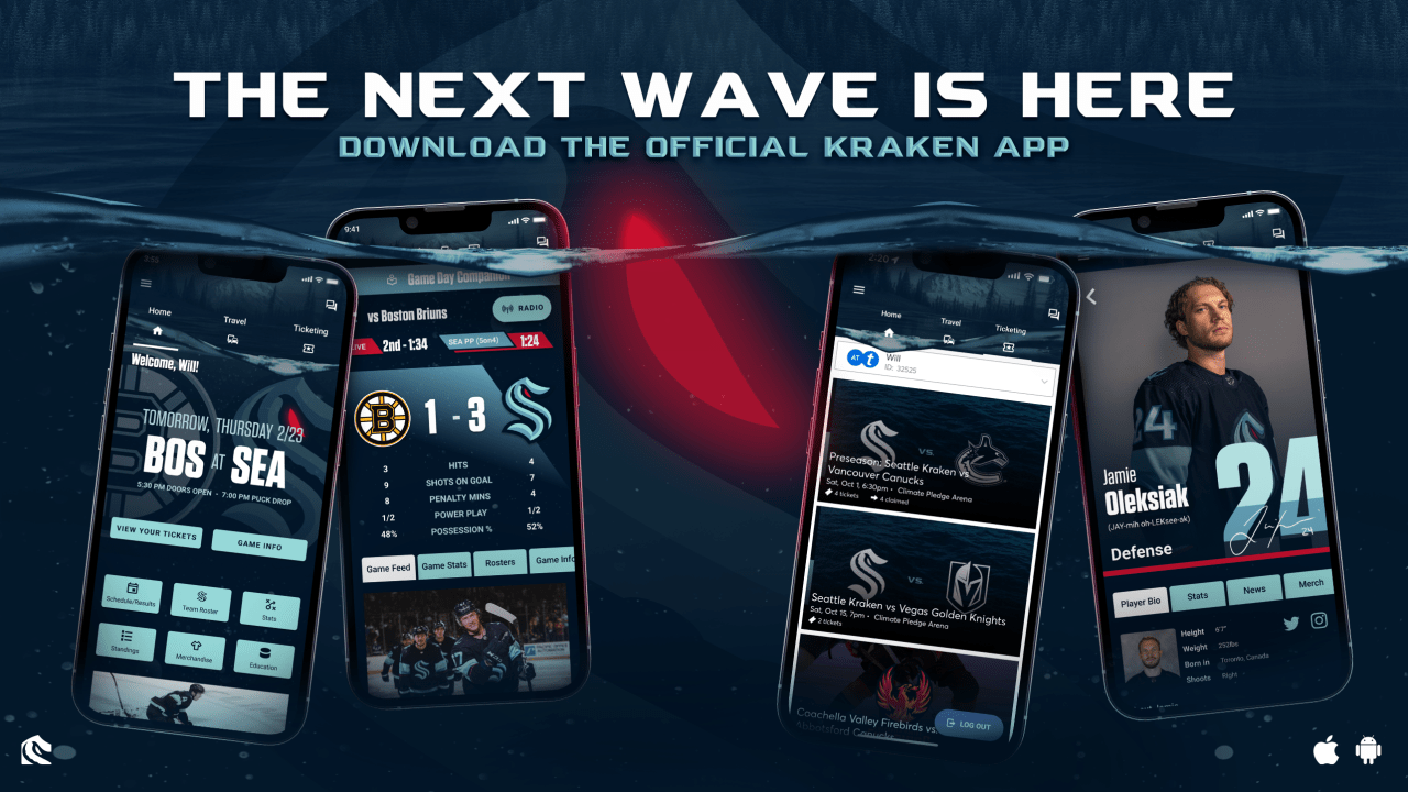 Update App, Fan Experience | Seattle Kraken