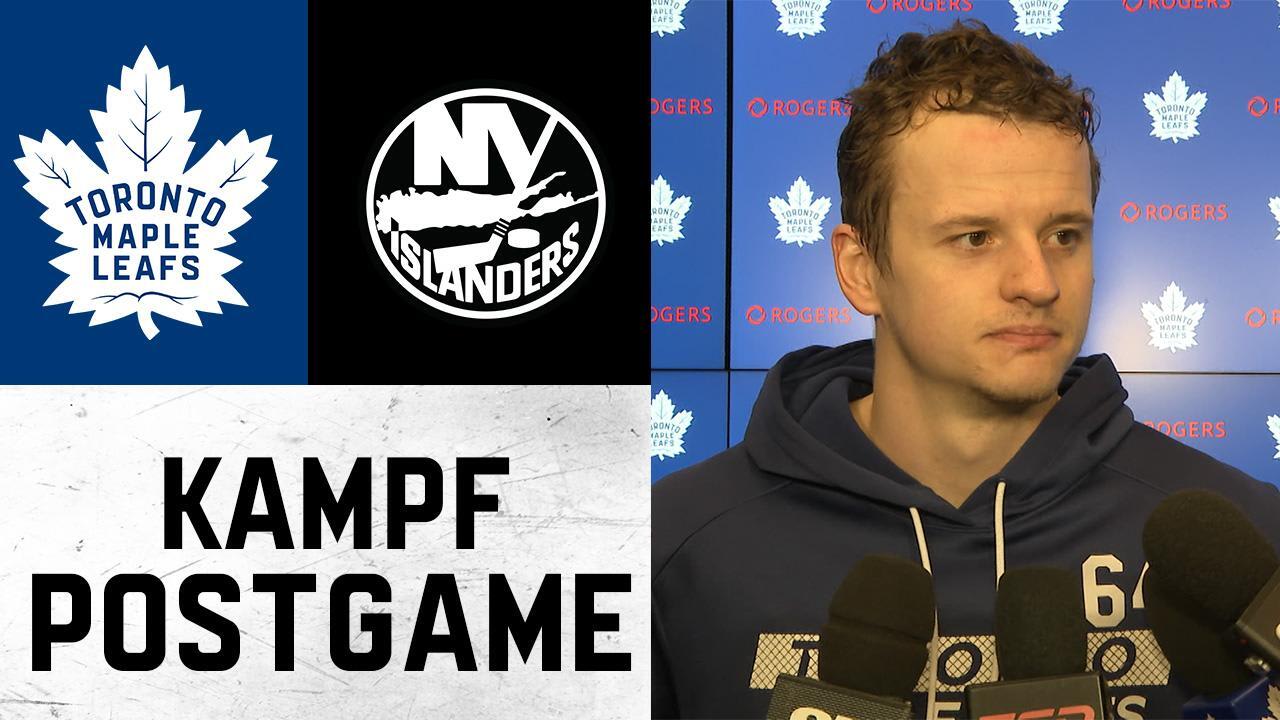 David Kampf | Post Game | Toronto Maple Leafs
