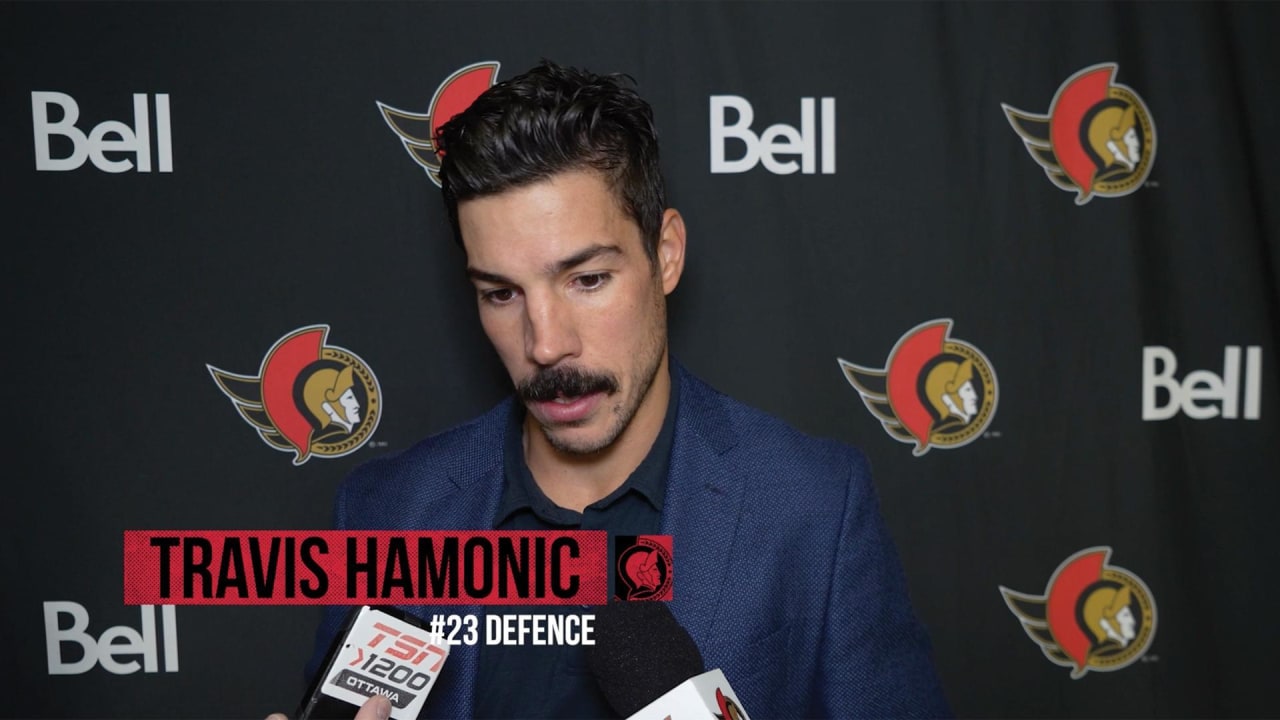 Travis Hamonic Pregame Availability vs COL | Ottawa Senators