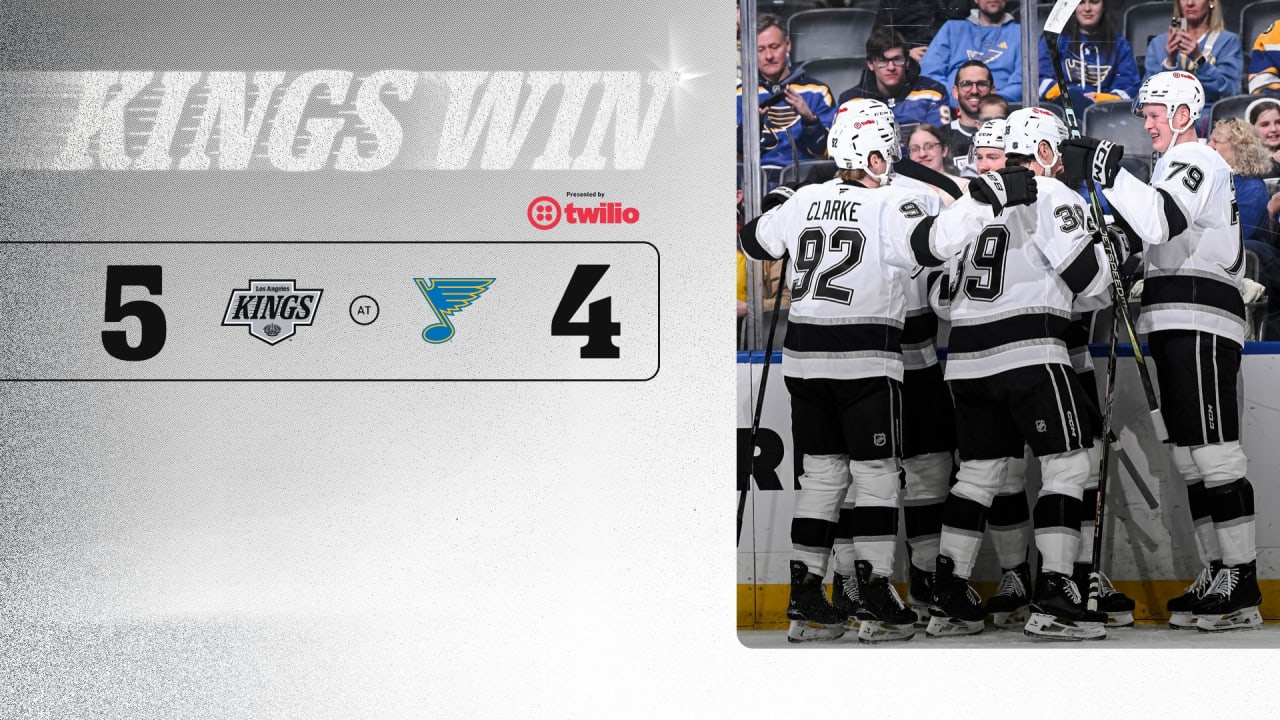 RECAP: Kings 5, Blues 4 (SO), 1/24 | Los Angeles Kings