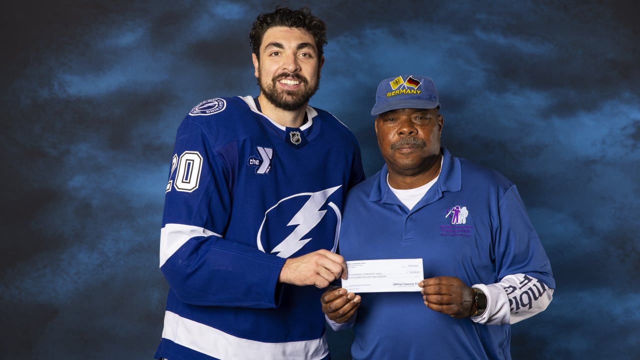 Derrick Cooper honored as Lightning Community Hero | Tampa Bay Lightning