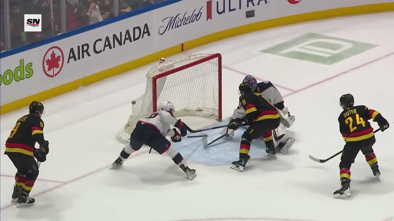 CBJ@VAN: Boeser scores goal against Elvis Merzlikins | Vancouver Canucks