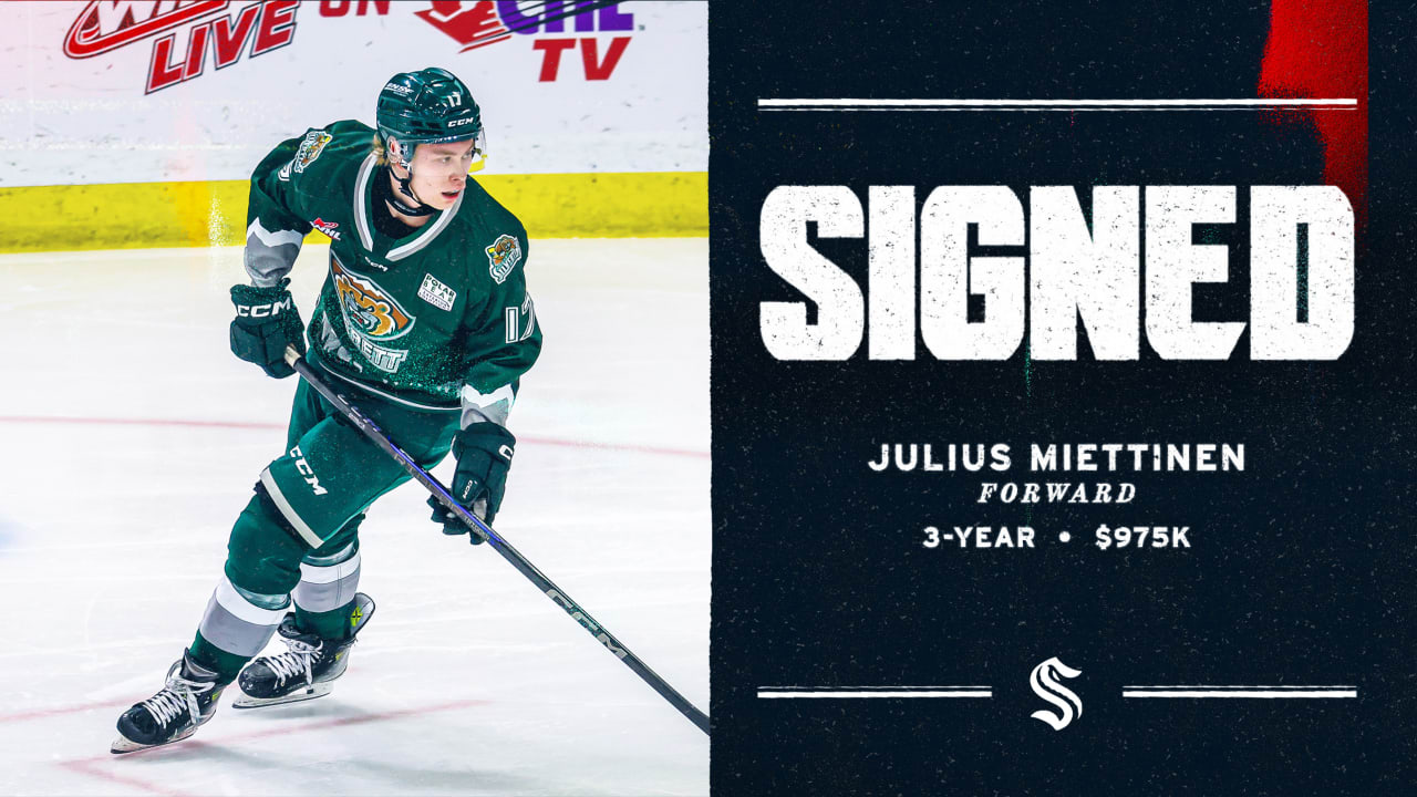 Seattle Kraken Sign Julius Miettinen to Entry-Level Contract | Seattle ...