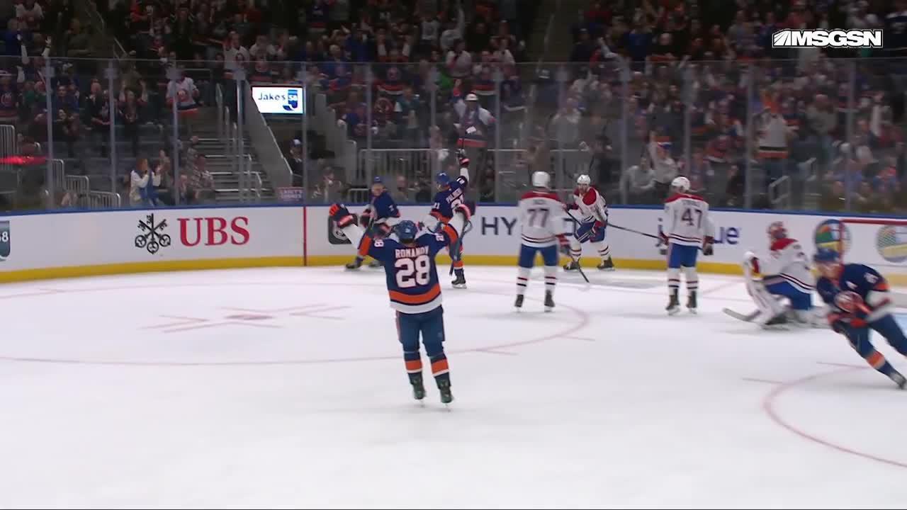 Kyle Palmieri with a Goal vs. Montreal Canadiens | New York Islanders