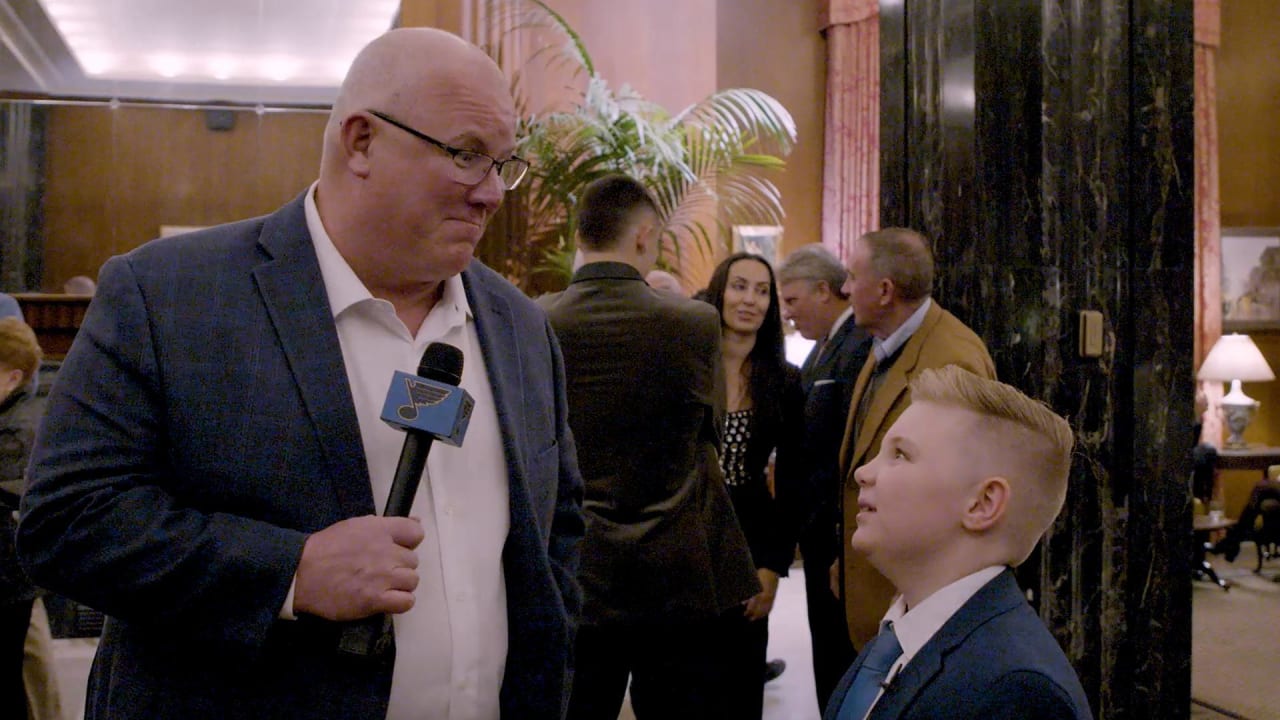 Junior Reporter at Hall of Fame Induction | St. Louis Blues
