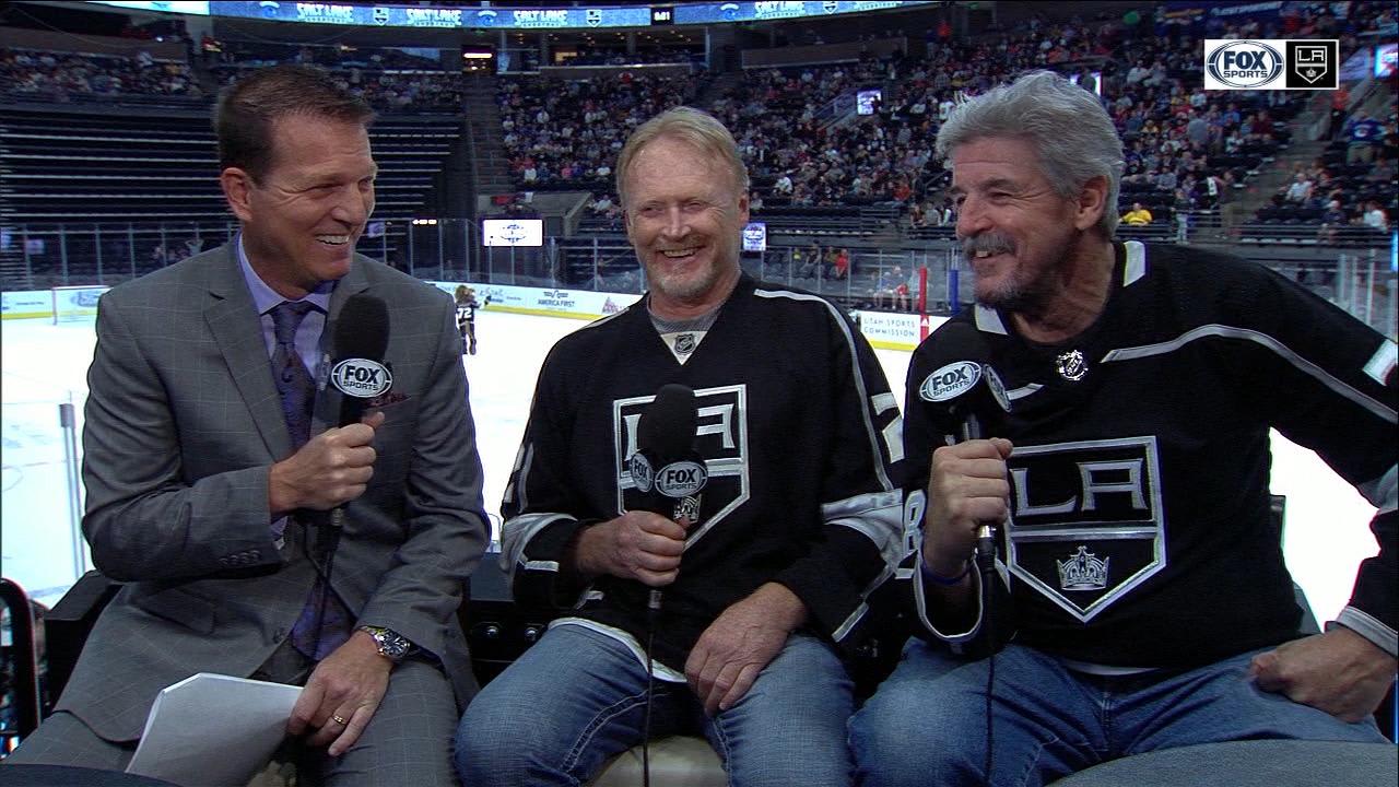 Kings dads join intermission show | Los Angeles Kings