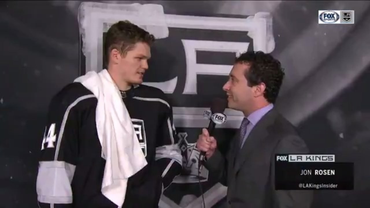 Anderson discusses first NHL goal | Los Angeles Kings
