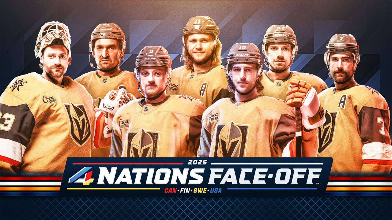 Vegas Golden Knights to Have Seven Players Participating in 4 Nations ...