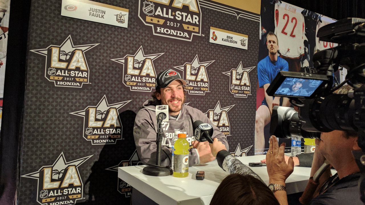 All-Star: Lights, Camera, Faulk | Carolina Hurricanes