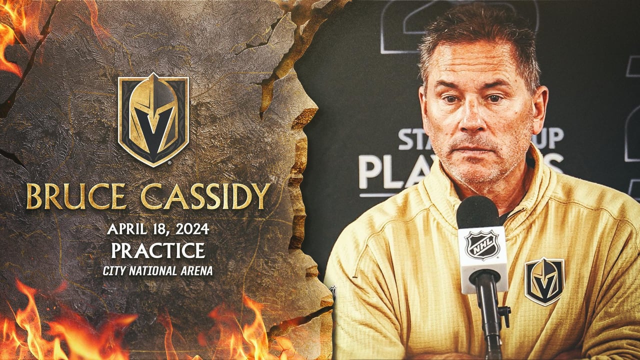 Bruce Cassidy 18/4 | Vegas Golden Knights