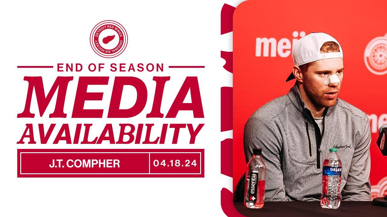 Compher | End of Season Media | Detroit Red Wings