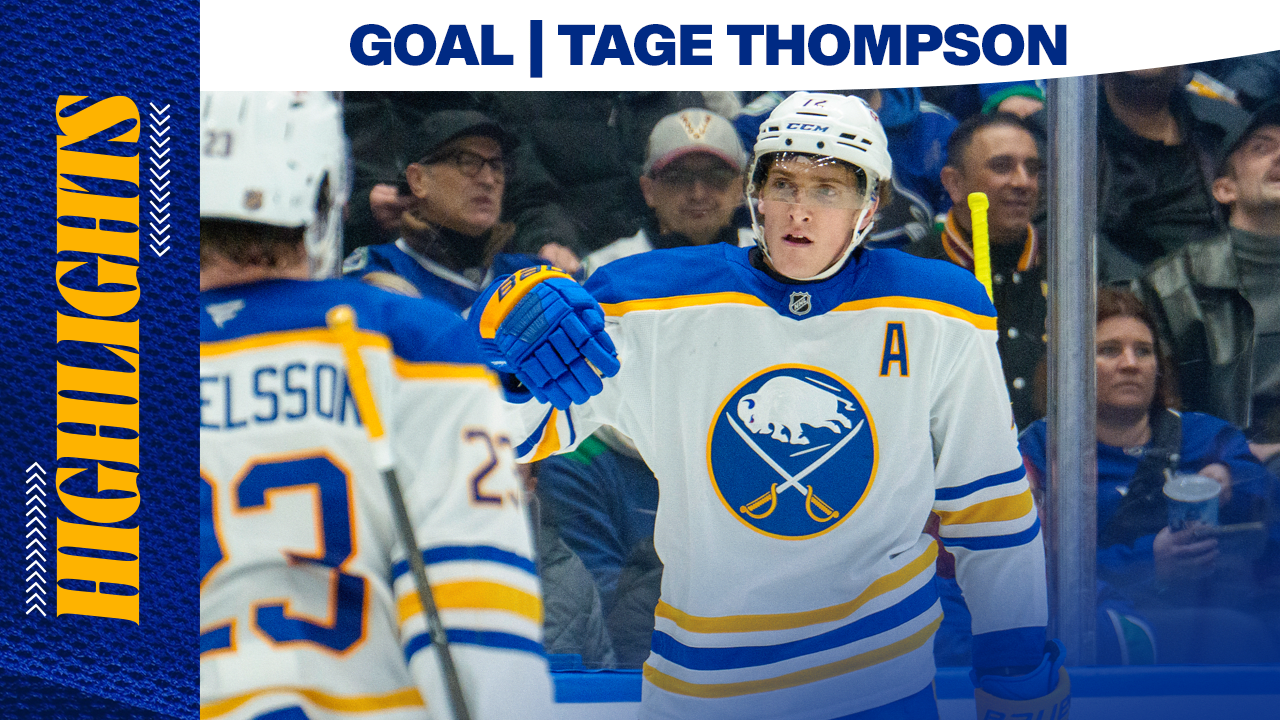 Thompson | Goal at SEA | Buffalo Sabres