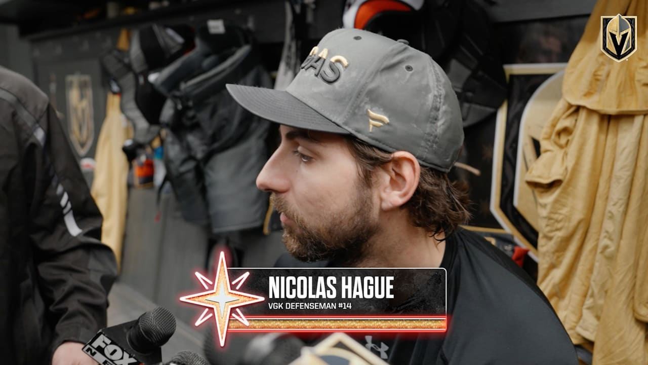 Nicolas Hague Pregame 10/9 | Vegas Golden Knights