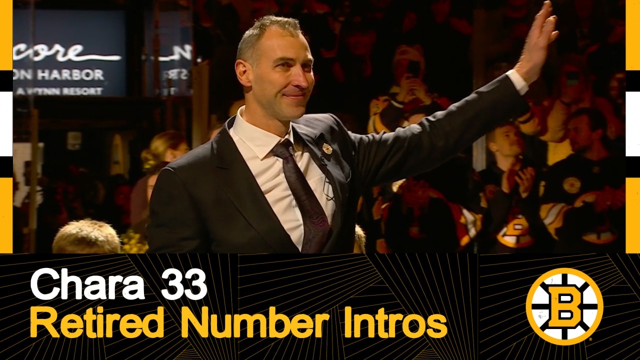 Chara 33: Retired Numbers Introductions | Boston Bruins