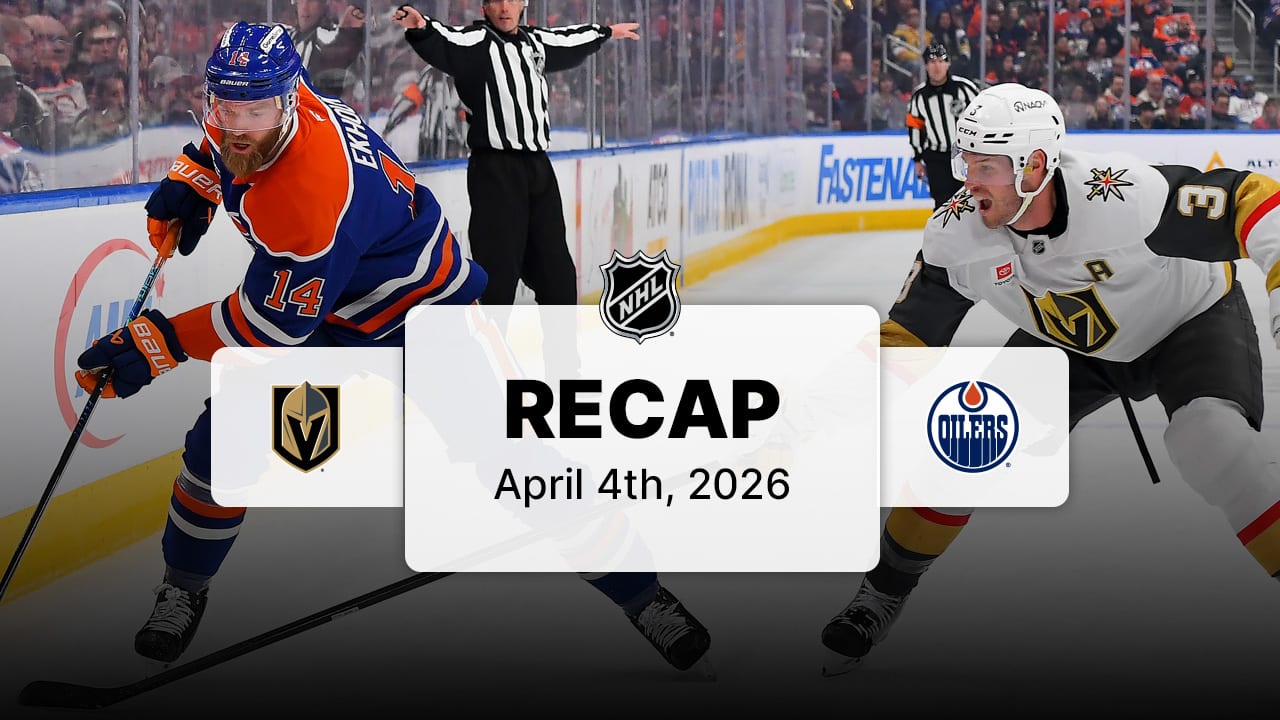 Kooste: EDM-VGK 1-5 | NHL.com/fi