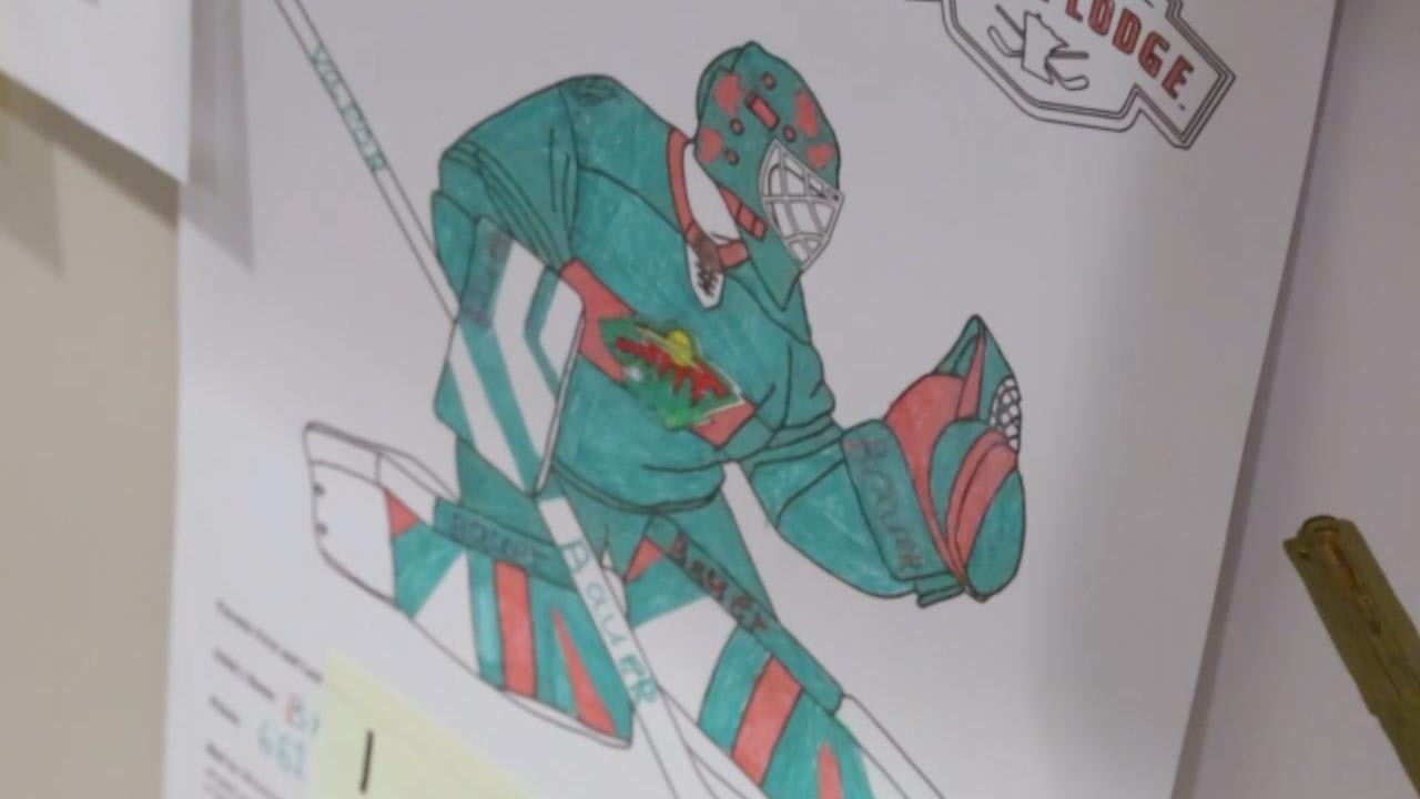 Hockey Lodge coloring contest | Minnesota Wild