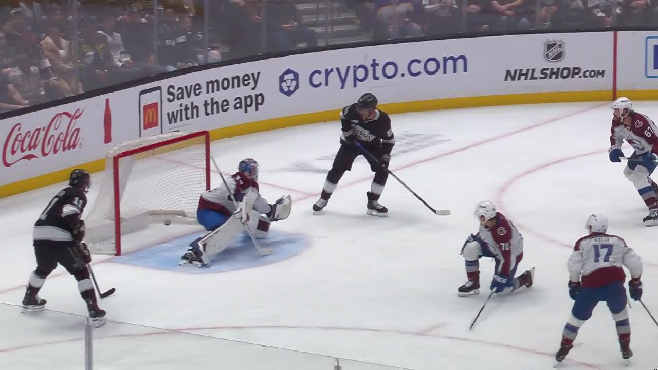 COL@LAK: Fiala scores goal against Mackenzie Blackwood | Los Angeles Kings