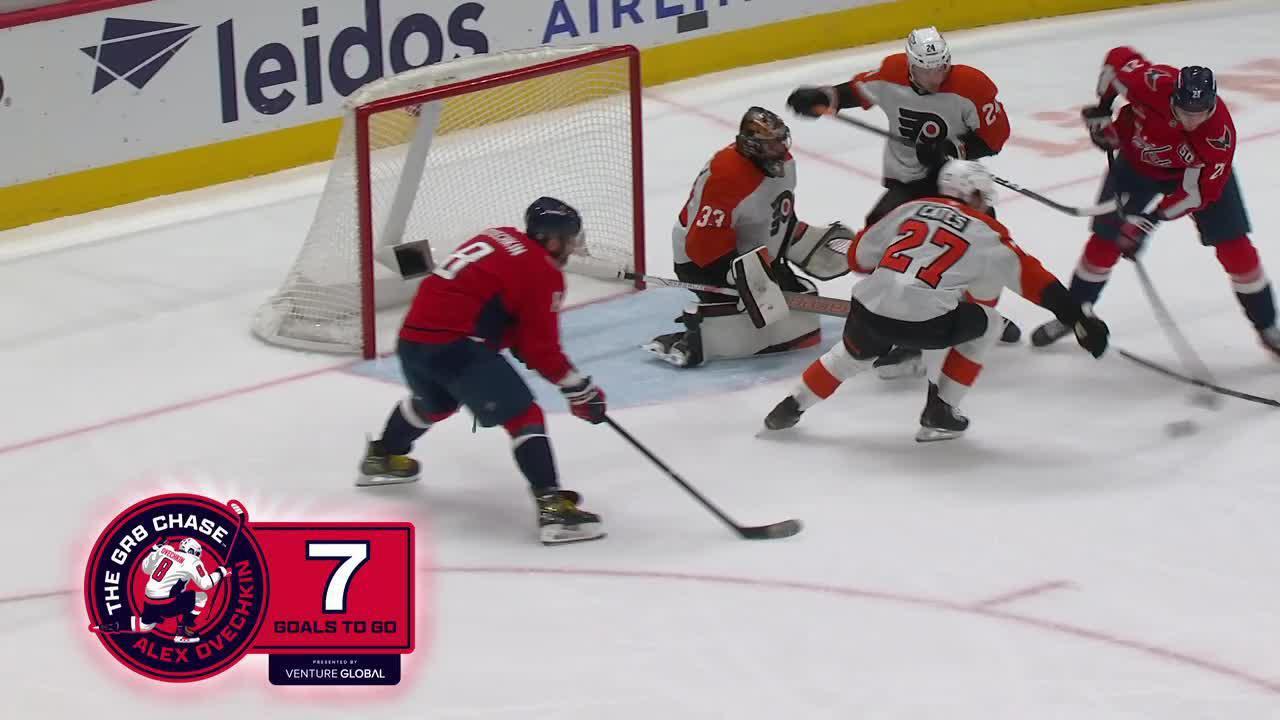 PHI@WSH: Ovechkin scores goal against Samuel Ersson | Washington Capitals