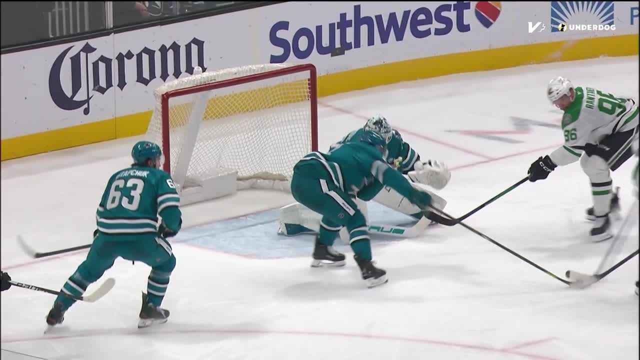 DAL@SJS: Rantanen scores goal against Alex Nedeljkovic | Dallas Stars