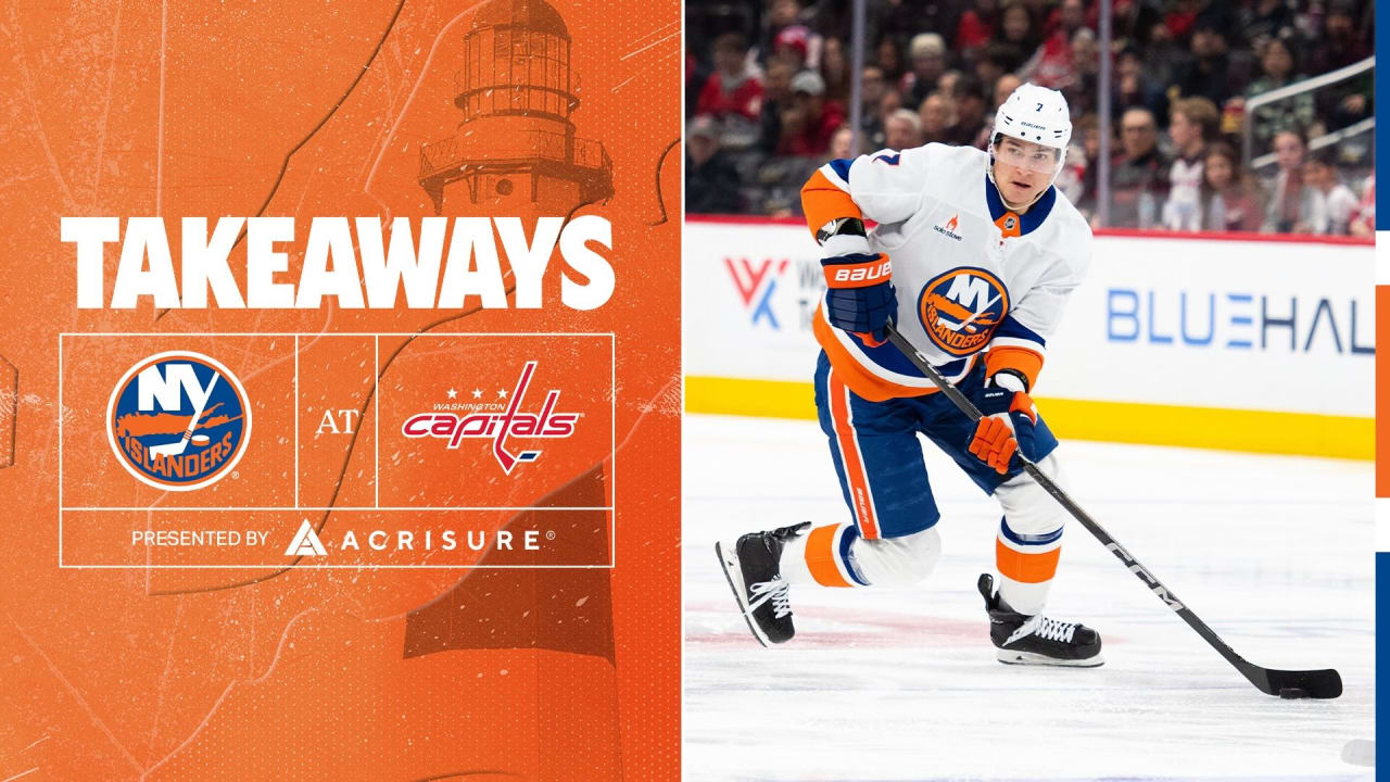 Takeaways: Islanders Fall 5-4 in OT to Capitals | New York Islanders