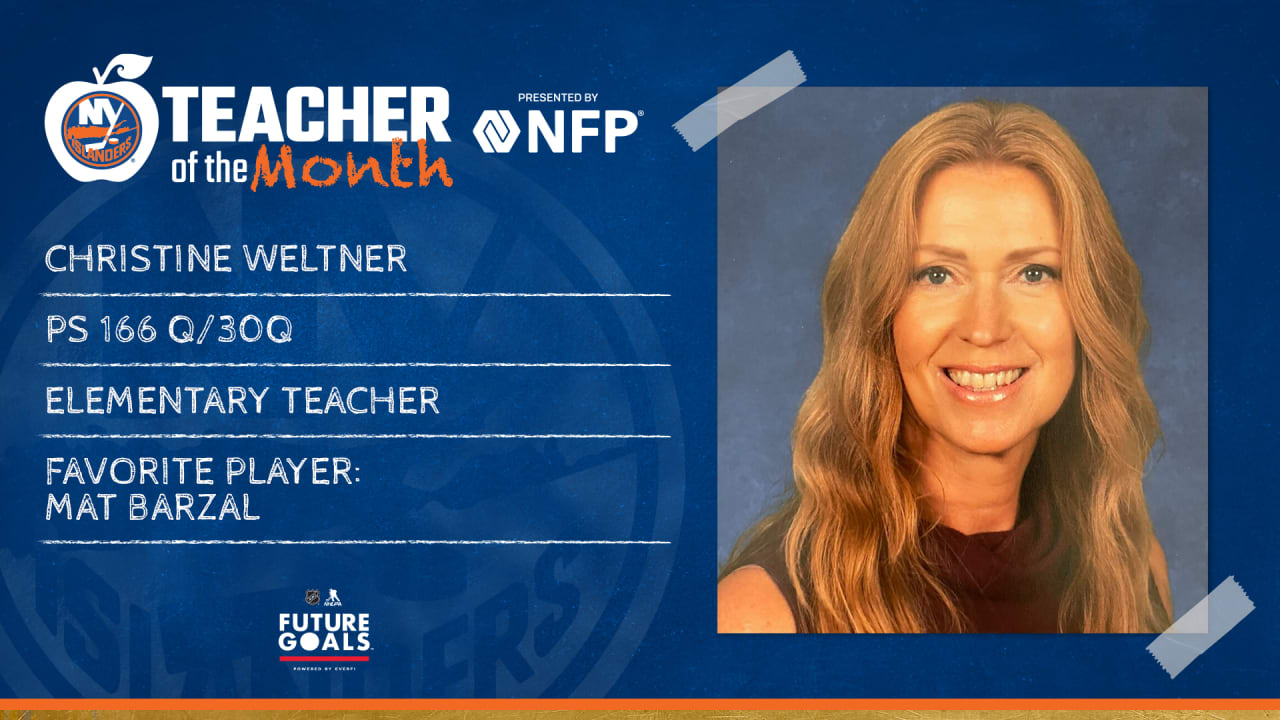 Islanders Teacher of the Month: Christine Weltner | New York Islanders