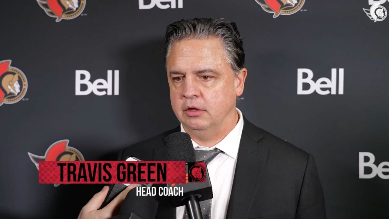 Travis Green Postgame Media vs MIN | Ottawa Senators