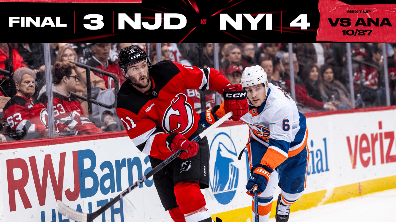 Devils Fall Short to Islanders in OT | GAME STORY | New Jersey Devils