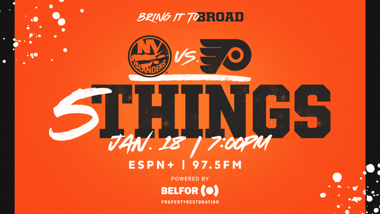 5 THINGS: Flyers vs. Islanders | Philadelphia Flyers