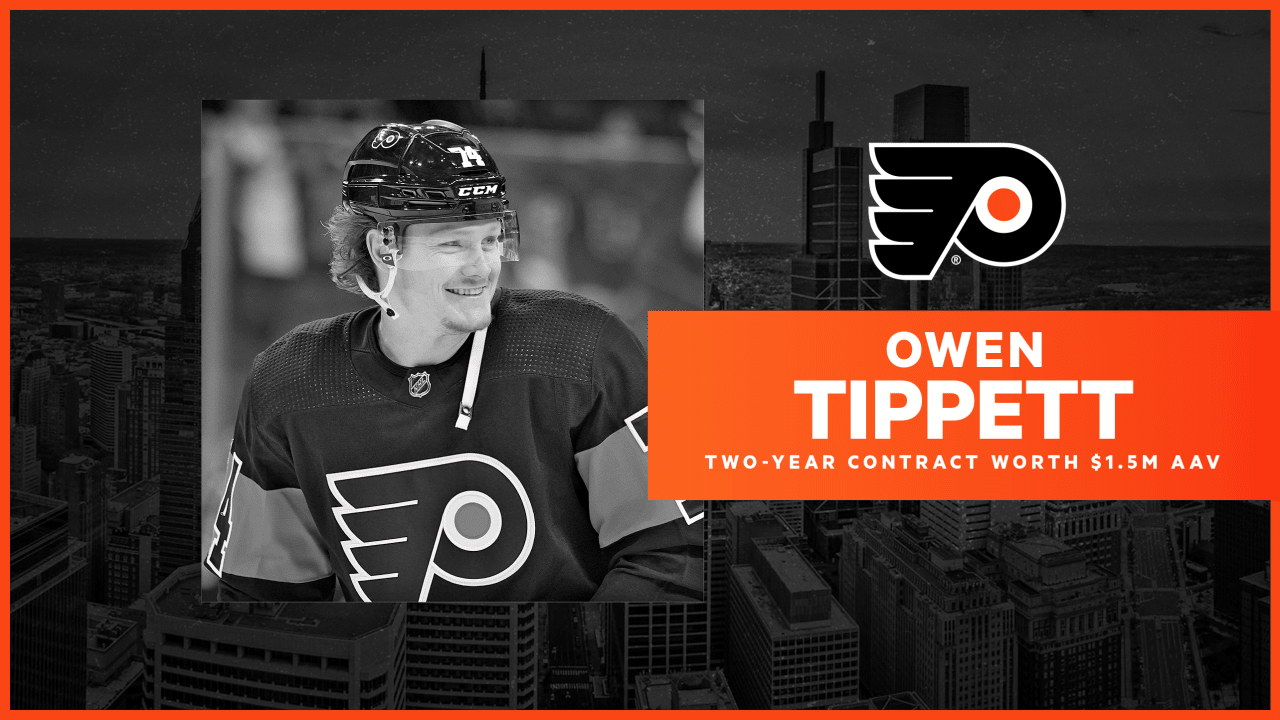 Flyers sign RW Owen Tippett to two year contract | Philadelphia Flyers
