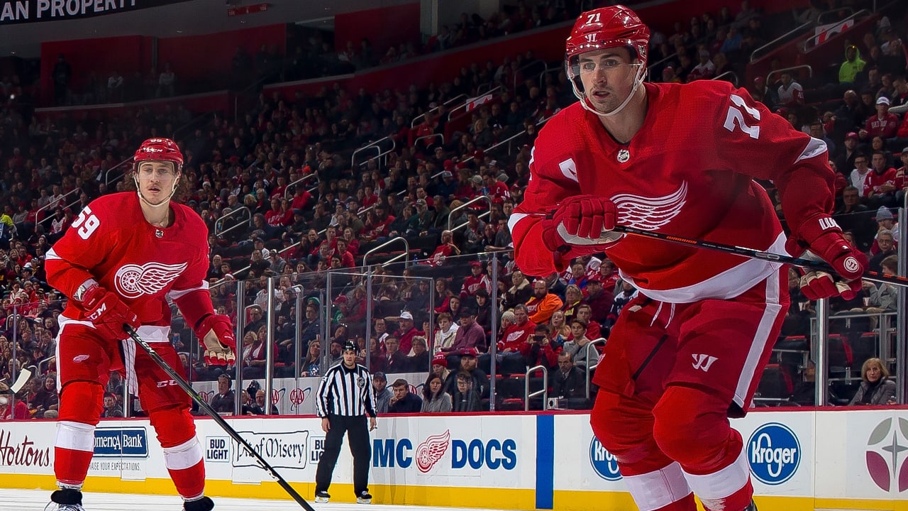 Red Wings season preview: Young forward core holds key to improvement ...
