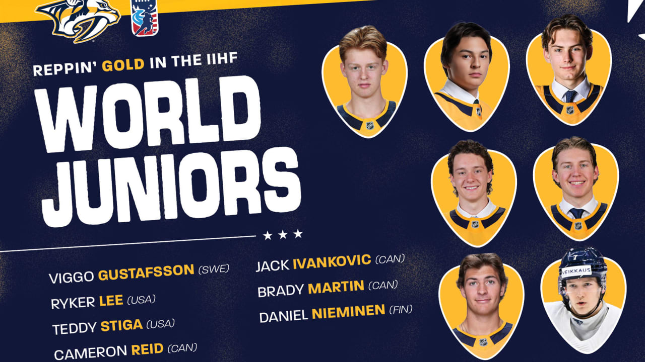 Blog: Preds Prospects at the 2026 World Junior Championship | Nashville ...