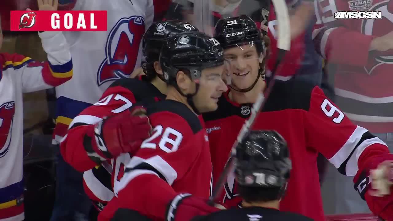 ANA@NJD: Cotter scores goal against James Reimer | New Jersey Devils