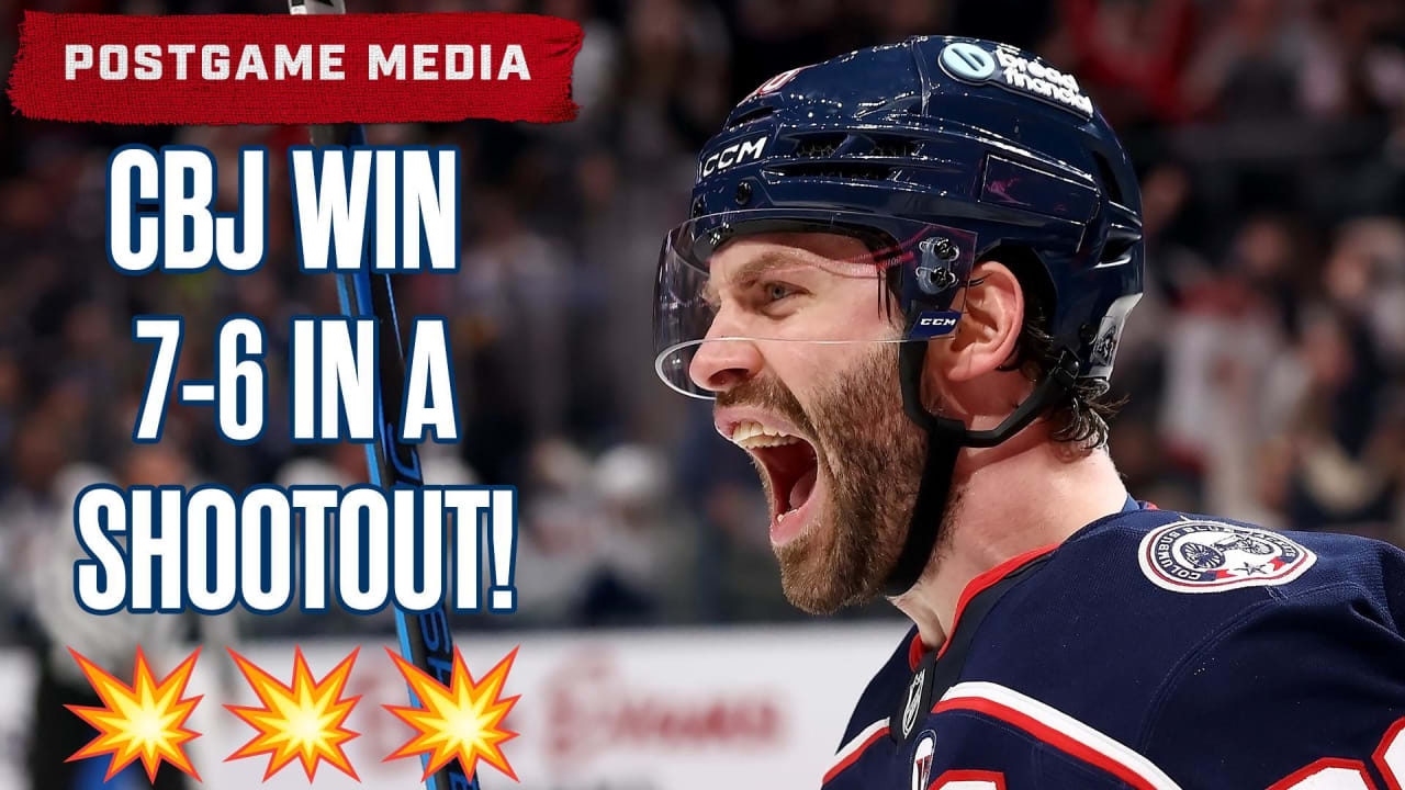 Wild Game In Columbus! CBJ Come Back to Win 7-6 in a Shootout ...